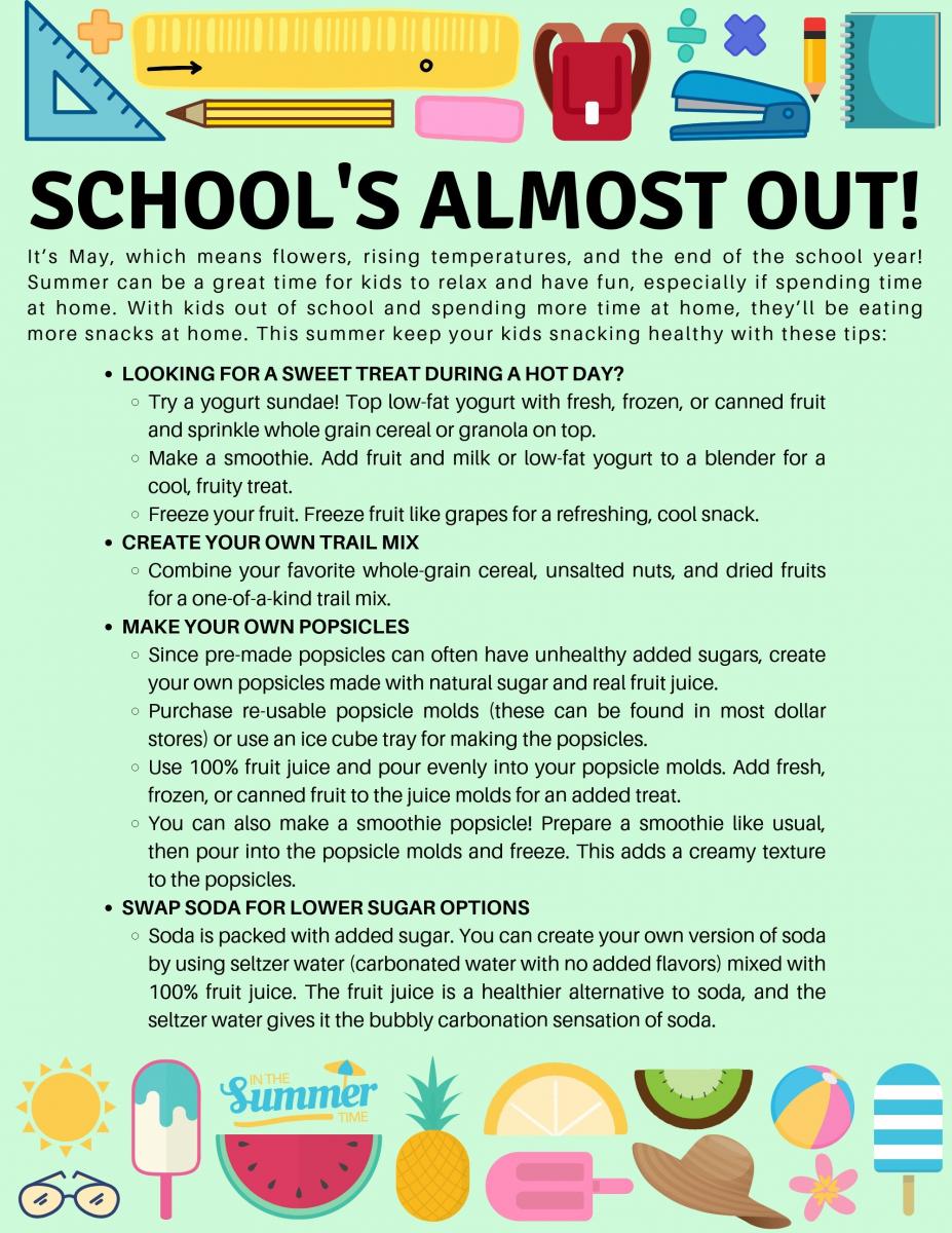 Schools Almost Out! | Brazos Valley Food Bank